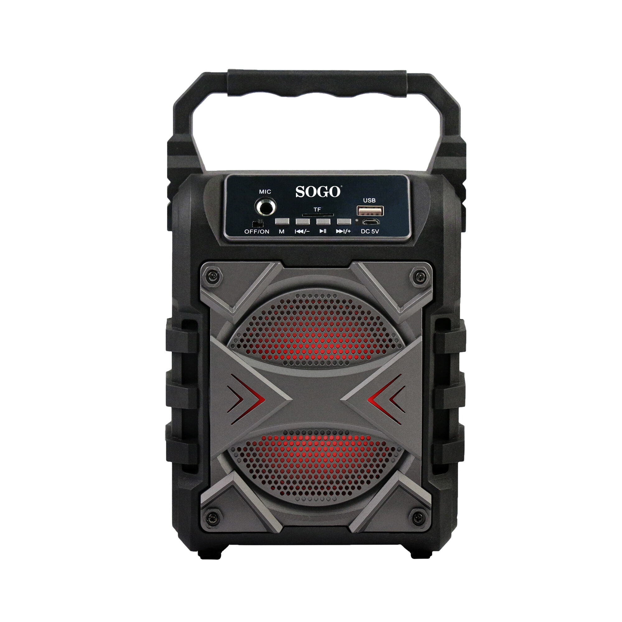 SOGO SPEAKER PORT. BLUETOOTH-GREY - SOGO