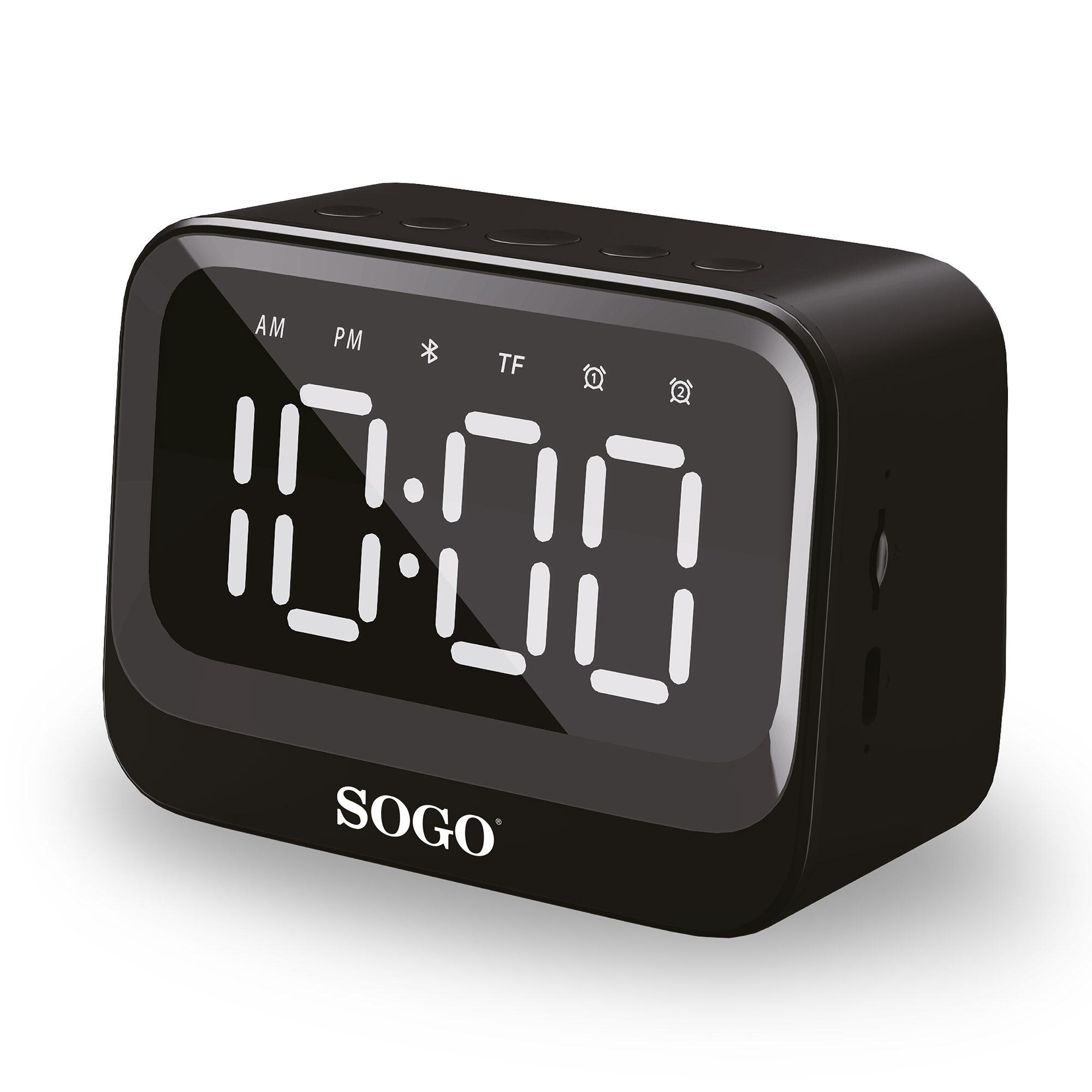 Despertador recargable GRAN PANTALLA DE LUZ LED big led light display ...