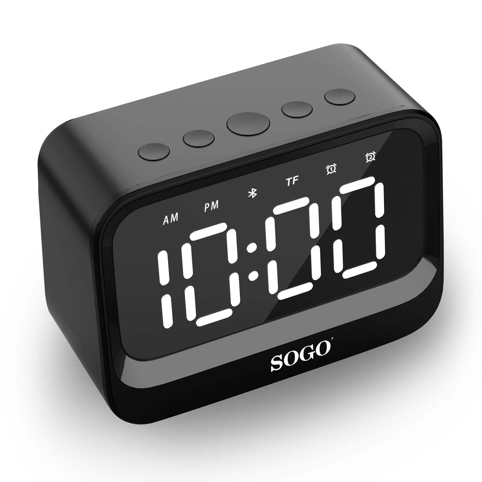 Despertador recargable GRAN PANTALLA DE LUZ LED big led light display ...