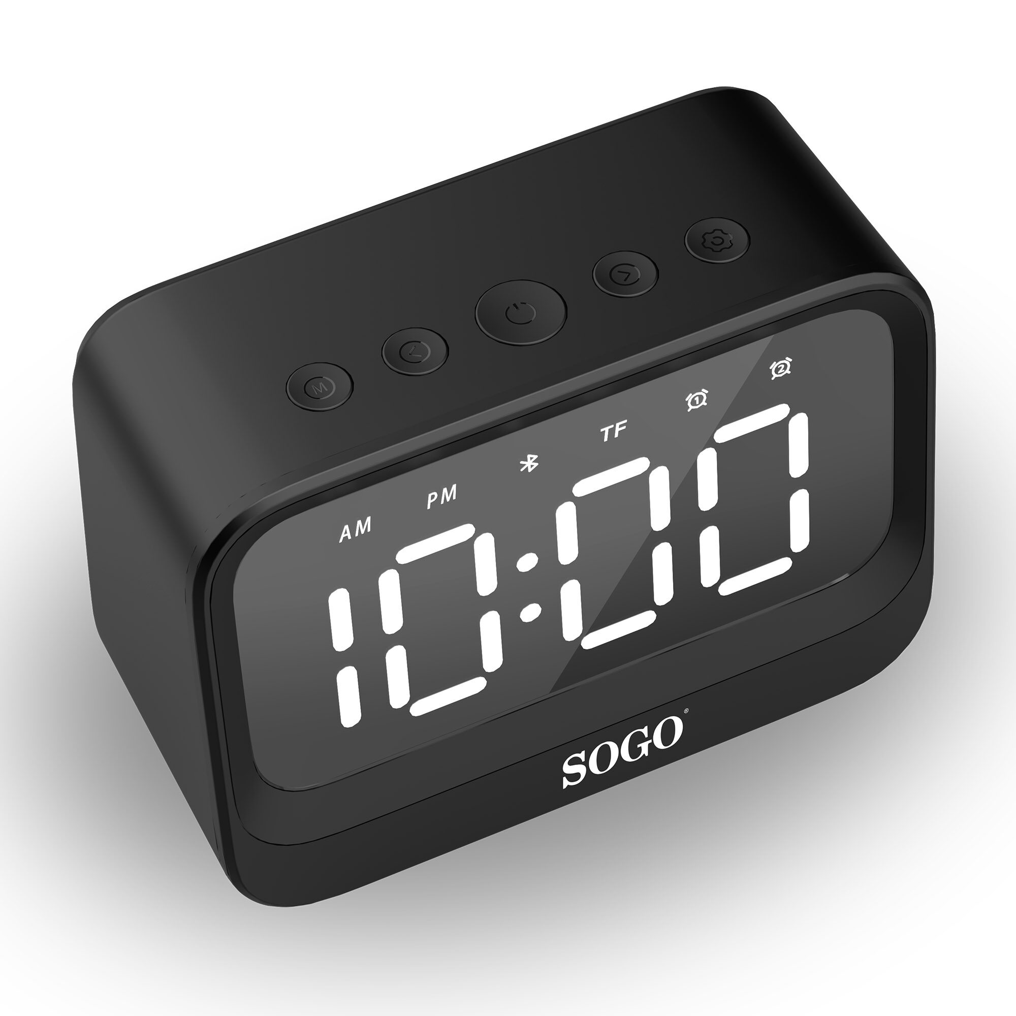 Despertador recargable GRAN PANTALLA DE LUZ LED big led light display ...