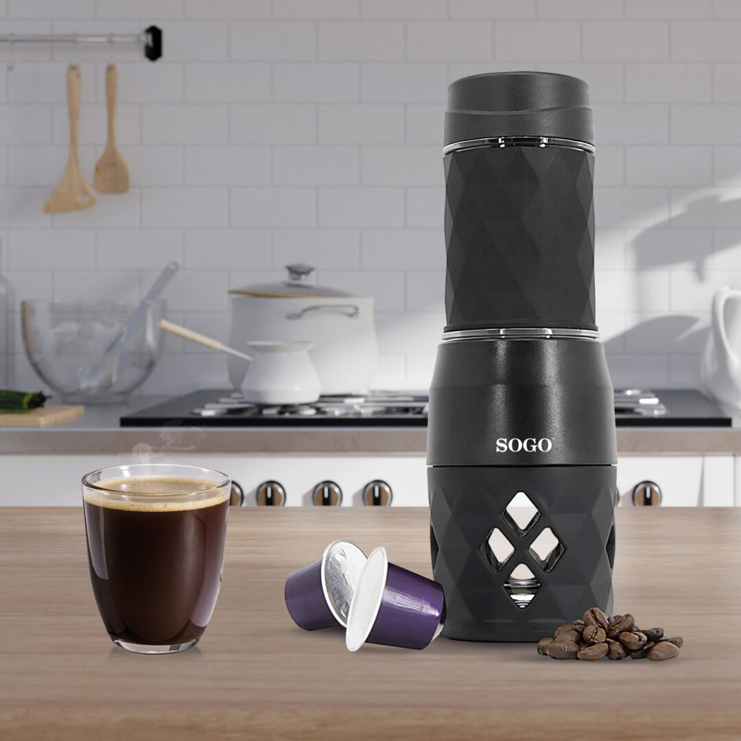 SOGO CAFETERA MANUAL 1 TAZA NEGRA - SOGO