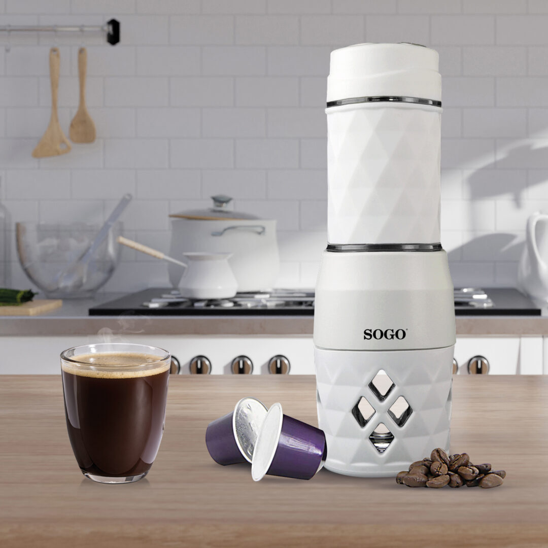 SOGO CAFETERA MANUAL 1 TAZA BLANCA - SOGO