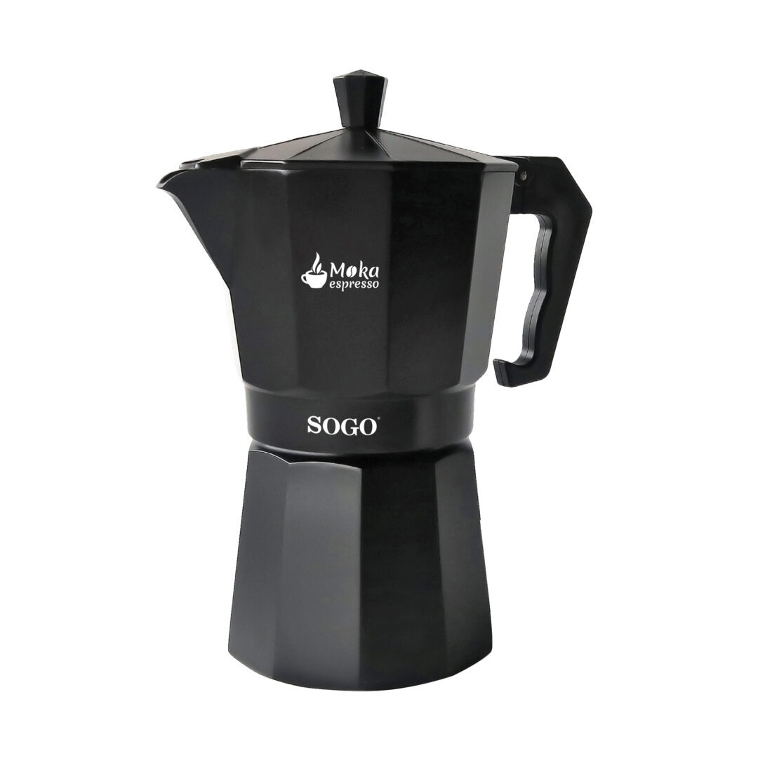 SOGO CAFETERA MOKA 3 TAZAS NEGRA - SOGO