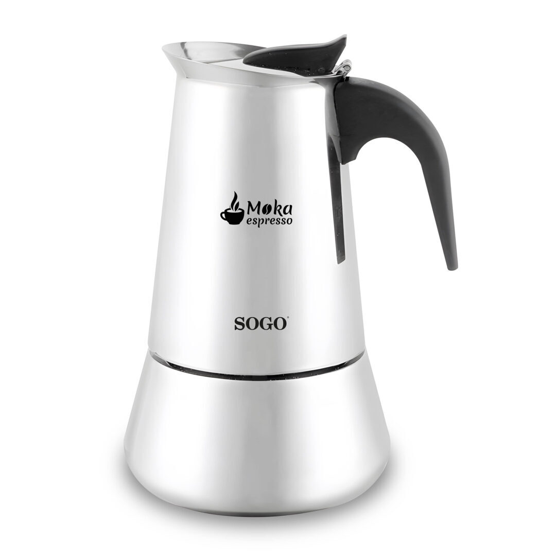 SOGO COFFEE MAKER MOCHA INDUCTION 9 CUPS INOX - SOGO