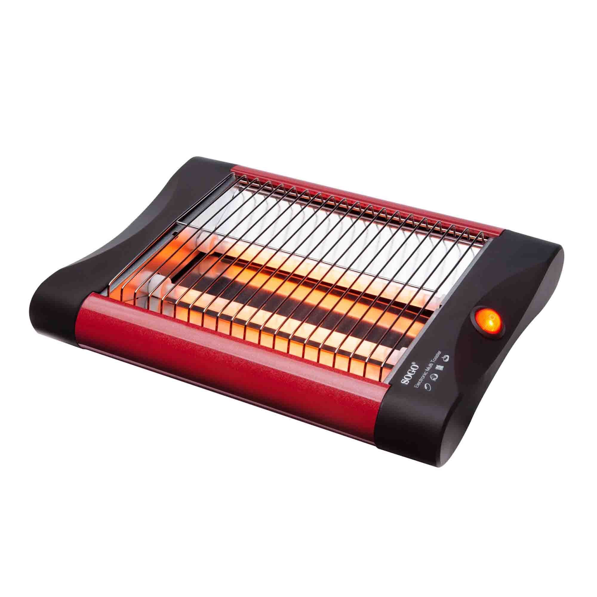 SOGO FLAT TOASTER-2 SLICES-300W - SOGO