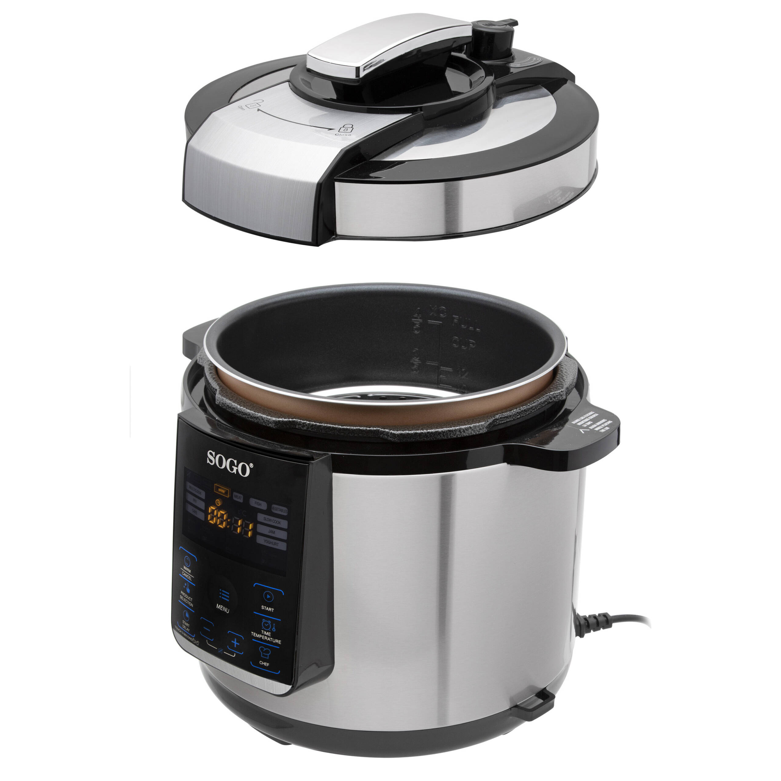 DELUXE MULTIFUNCTION PRESSURE COOKER 6L 1000W - SOGO