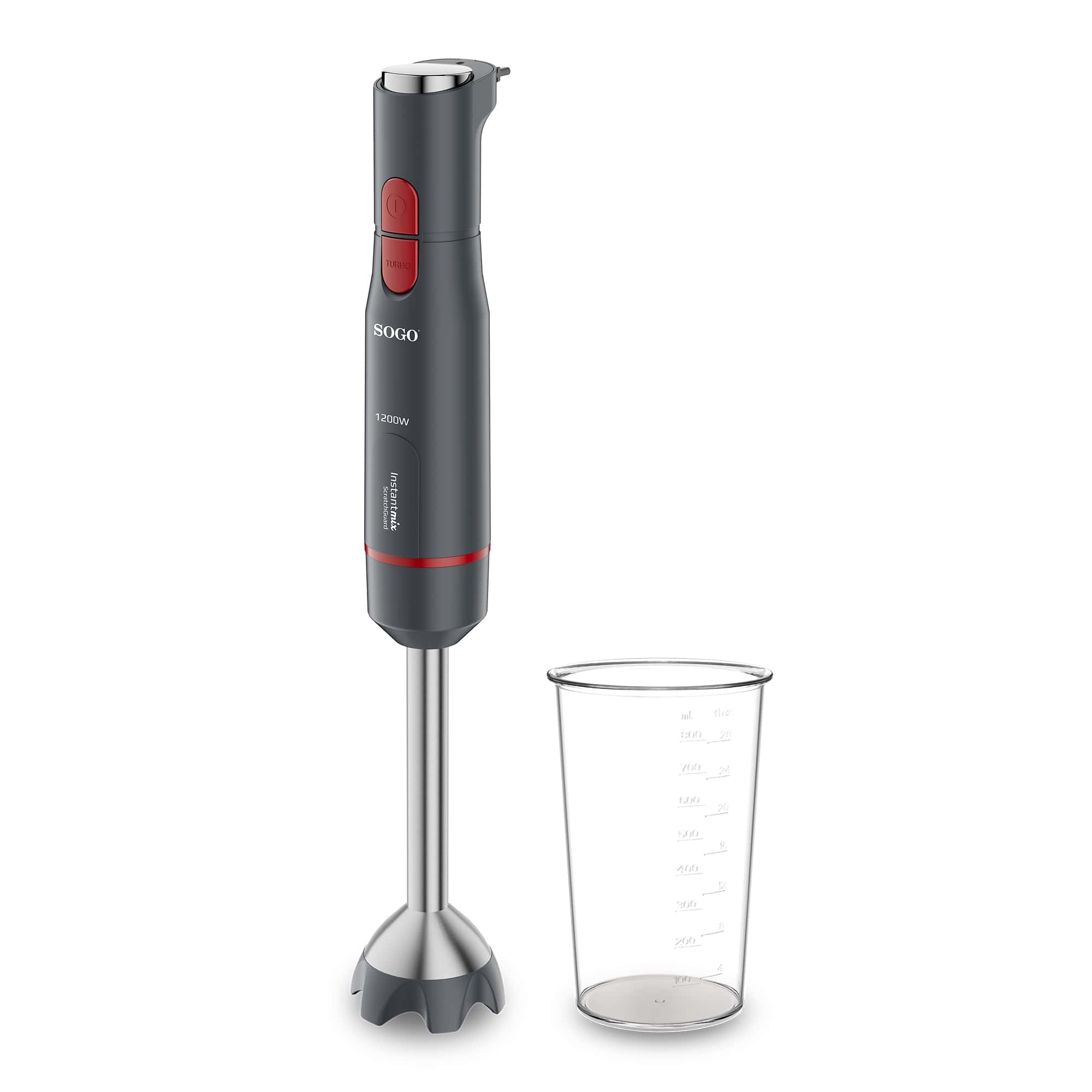 Hand Blender Instantmix ScratchGuard 1200 Gray - SOGO