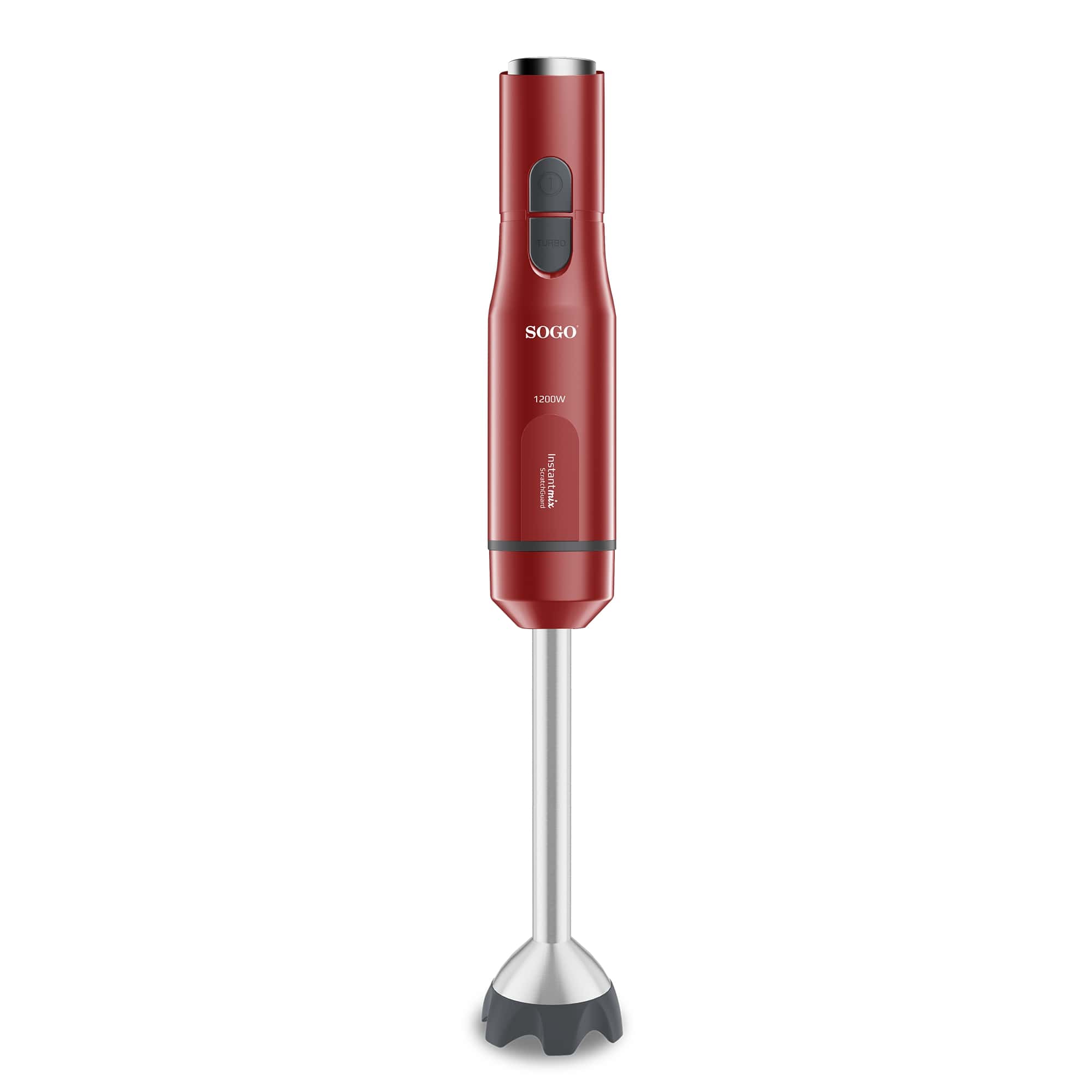 Hand Blender Instantmix ScratchGuard 1200 Red - SOGO