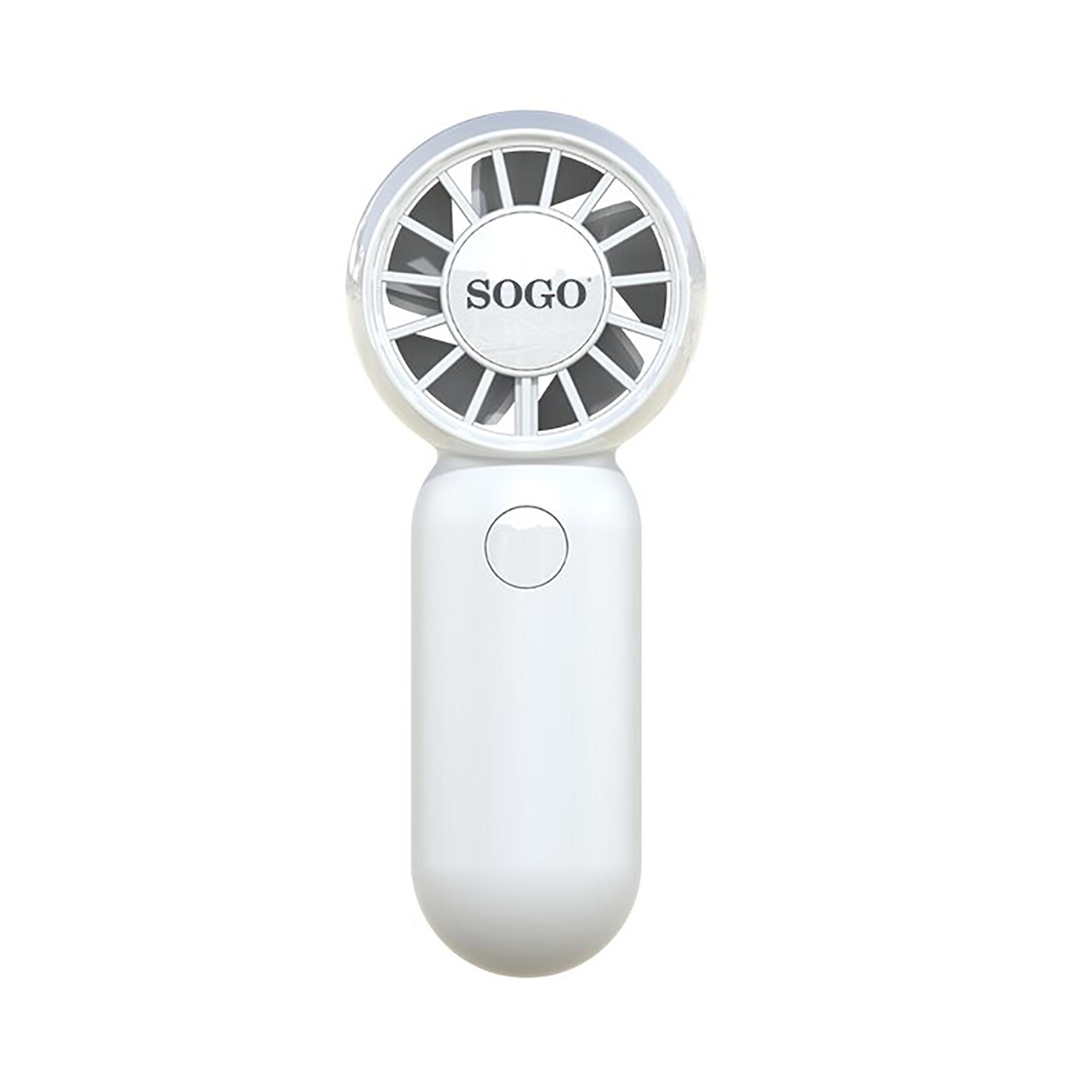 Ventilador De Mano Portatil Recargable 500mA 10400rpm - SOGO